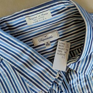 Faconnable | Shirts | Faconnable Cotton Long Sleeve Mens Dress Shirt Xl ...